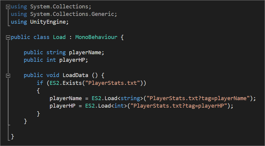 Unity Easy Save 教學