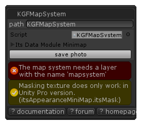 2. 發生問題的原因是 KGFMapSystem 需要一個命名為「mapsystem」的圖層，注意不可以用 MapSystem 這樣大小寫不相同的名稱，否則會發生找不到的情況！